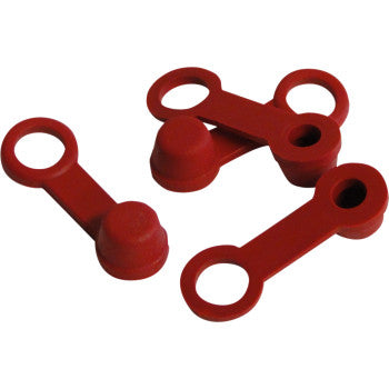 Rubber Cap for Banjo Bolt 4 Pack Red — Trials Superstore