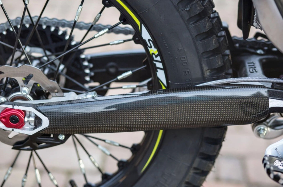 Swingarm Protectors TRS Carbon Fiber 2m 17-22 CA028 Trials Trial ...