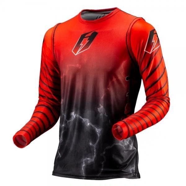 Jitsie T3 Kronkl Jersey Red Trials Trial moto USA Gear Apparel — Trials ...