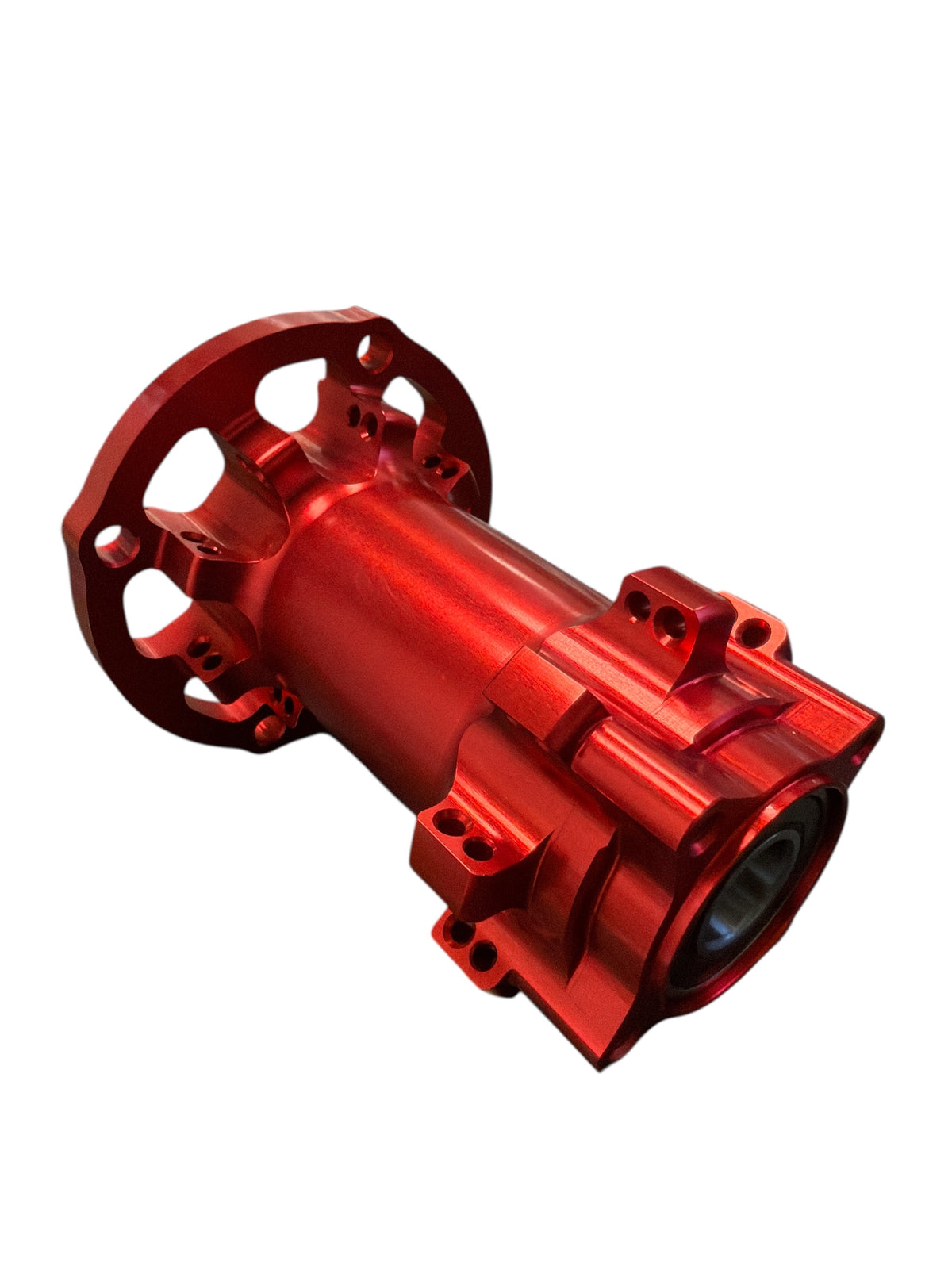 Rear Wheel Hub Red CNC — Trials Superstore